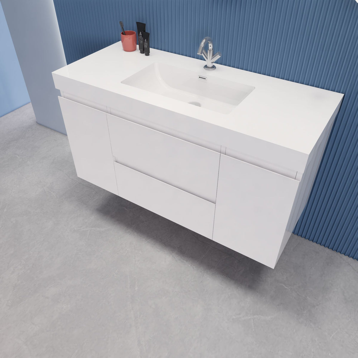 EB2 48 inch Floating Modern Bathroom Vanity – Elsa Bath Inc